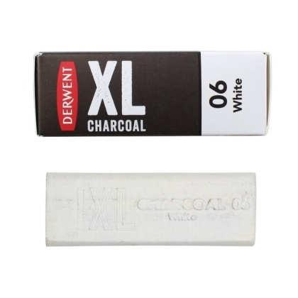 Extra Large Compressed Charcoal Drawing Block : Derwent XL : 06 White ...