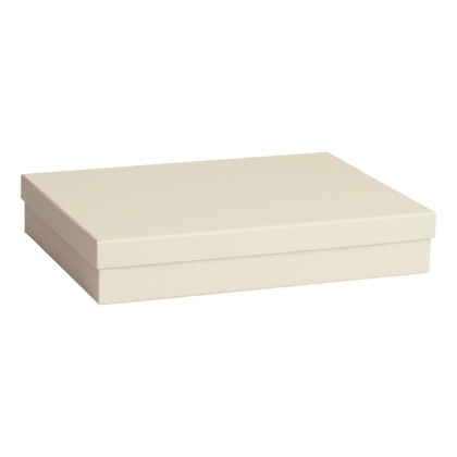 Stewo : Luxury Gift Box with Lid : 24 x 33 x 6 cm : Light Beige ...