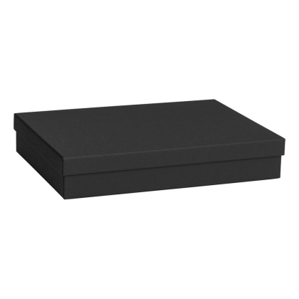 Stewo : Luxury Gift Box with Lid : 24 x 33 x 6 cm : Black | Слънчоглед