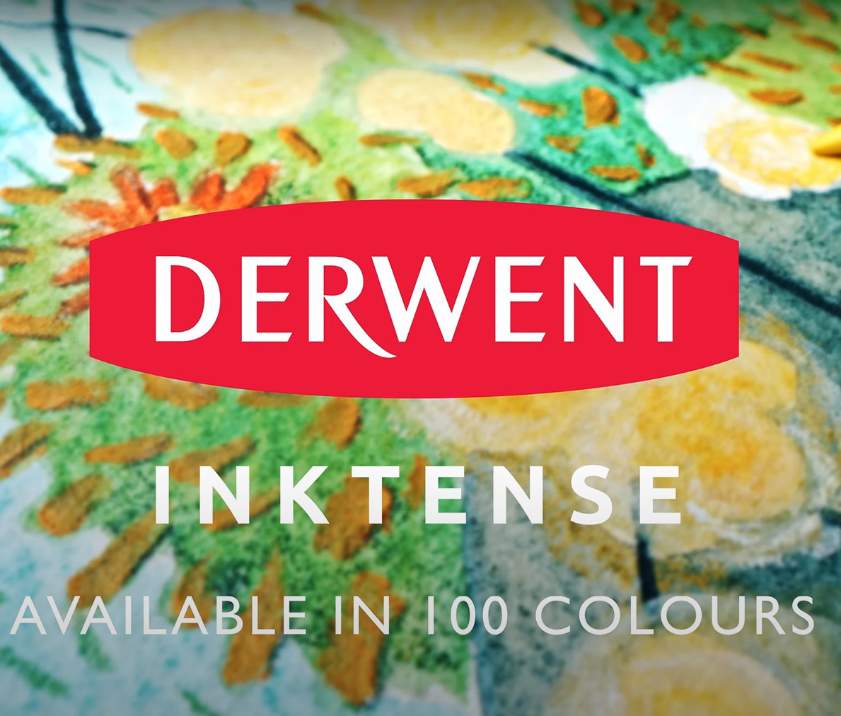 Акварелен Молив : Derwent Inktense : 0200 Жълт Слънчев | Слънчоглед