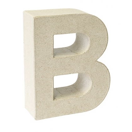 Freestanding Large Cardboard Letter : B | Слънчоглед