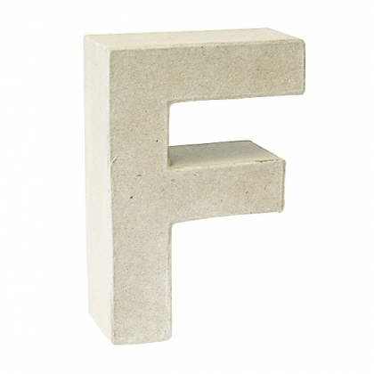 Freestanding Large Cardboard Letter : F | Слънчоглед