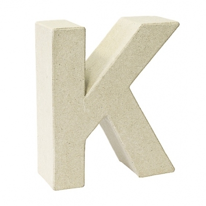 Freestanding Large Cardboard Letter : K | Слънчоглед