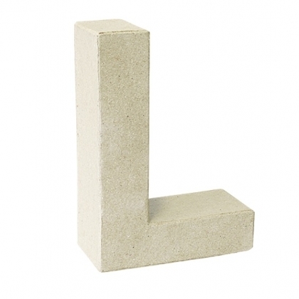 Freestanding Large Cardboard Letter : L | Слънчоглед