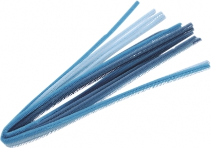 Long Pipe Cleaners : Pack of 10 : Mixed Turquoise Colours | Слънчоглед