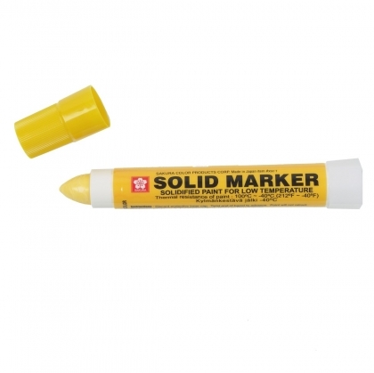 Sakura Solid Extreme Paint Marker - Solidified Paint Marker - Yellow ...