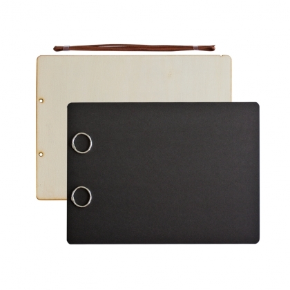 Black Page Scrapbook Album : 300 gsm : 24 Sheets : A5 | Слънчоглед