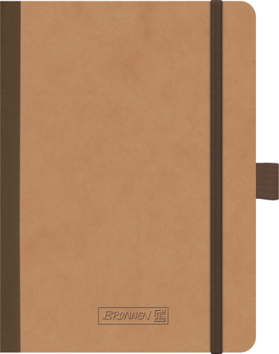 Brunnen : Dotted Notebook : 90 gsm : 96 sheets : A6 : Kraft Covers with ...