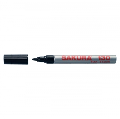Sakura Pen-Touch 130 : Permanent Bullet Point Marker : Black | Slanchogled