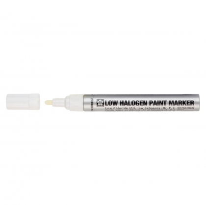 Sakura Low Halogen Paint Marker : 2 mm : White | Слънчоглед