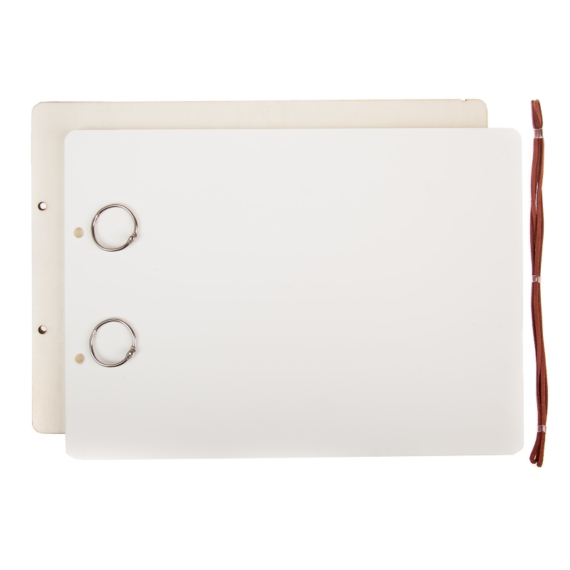 White Page Scrapbook Album : 300 gsm : 24 Sheets : A4 | Слънчоглед