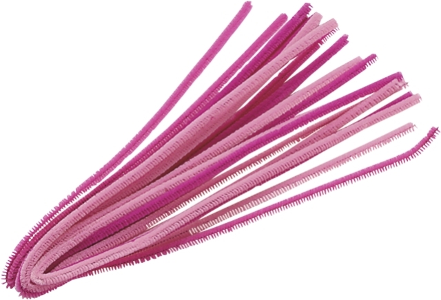Long Pipe Cleaners : Pack of 10 : Mixed Pink Colours | Слънчоглед