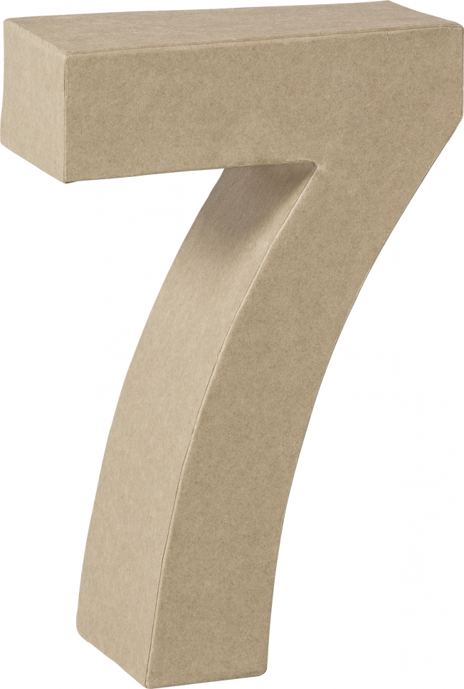 Freestanding Large Cardboard Number : 7 | Слънчоглед