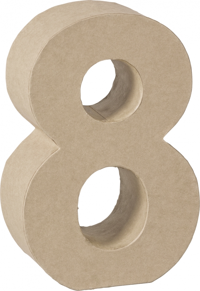 Freestanding Large Cardboard Number : 8 | Слънчоглед