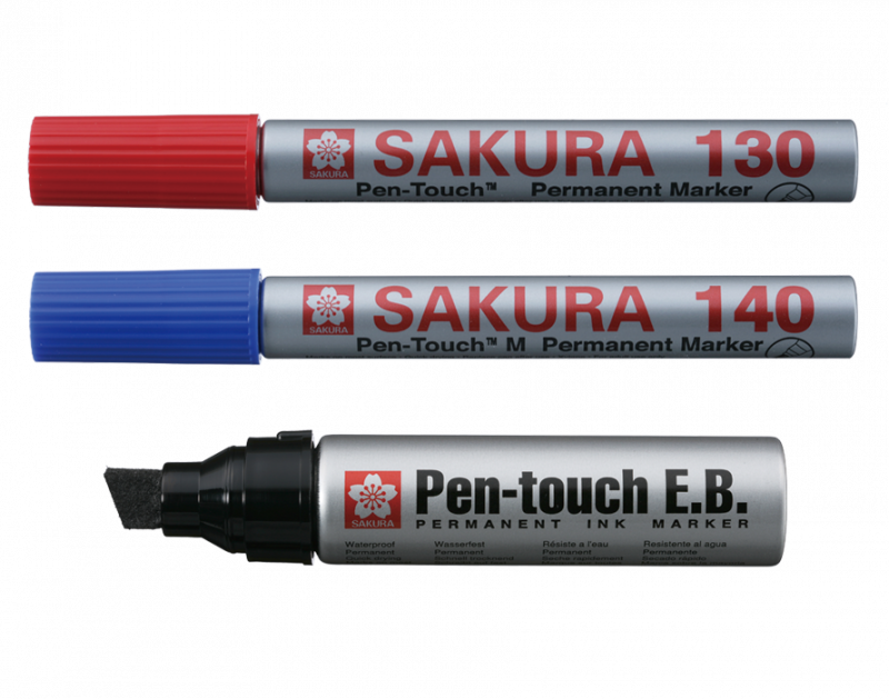 Sakura Pen-Touch 130 : Permanent Bullet Point Marker : Black | Слънчоглед