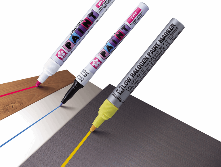 Sakura Low Halogen Paint Marker : 2 mm : Black | Слънчоглед
