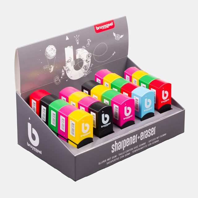 Sharpener & Eraser Combo : Bruynzeel : 2 in 1 | Слънчоглед