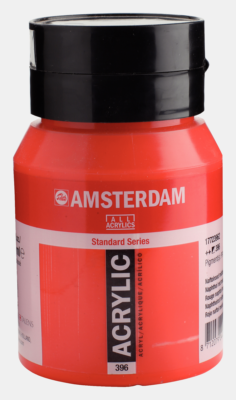 Acrylic Paint : Amsterdam Standard : 396 Naphthol Red Medium 500 ml ...