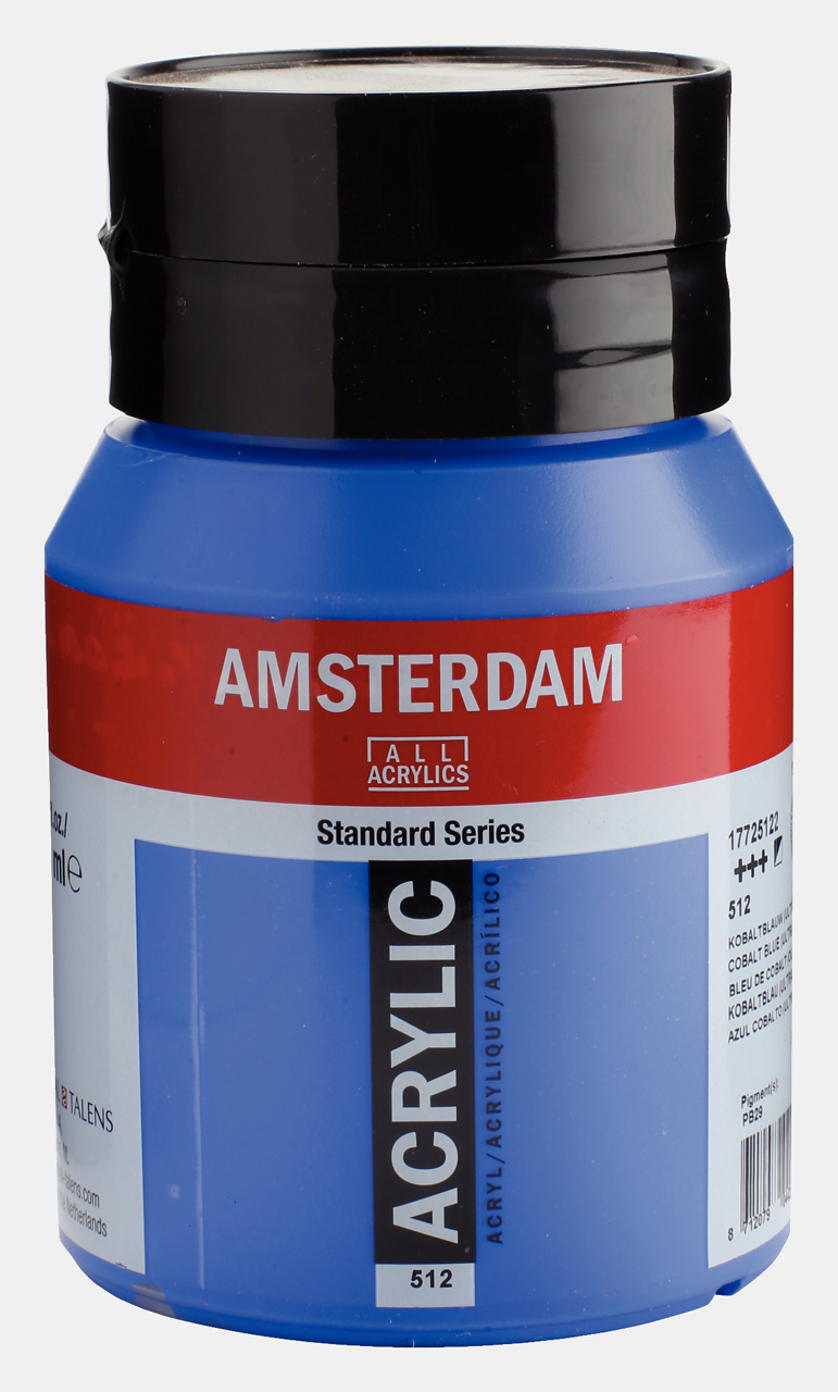 Acrylic Paint : Amsterdam Standard : 512 Cobalt Blue Ultramarine 500 ml ...
