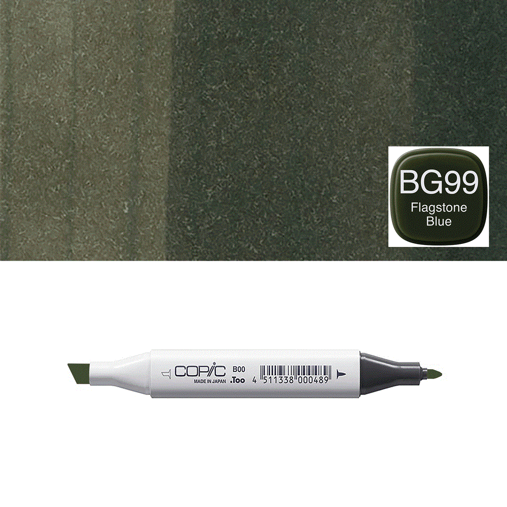 Алкохолен Маркер : Copic Classic : BG-99 : Flagstone Blue | Слънчоглед
