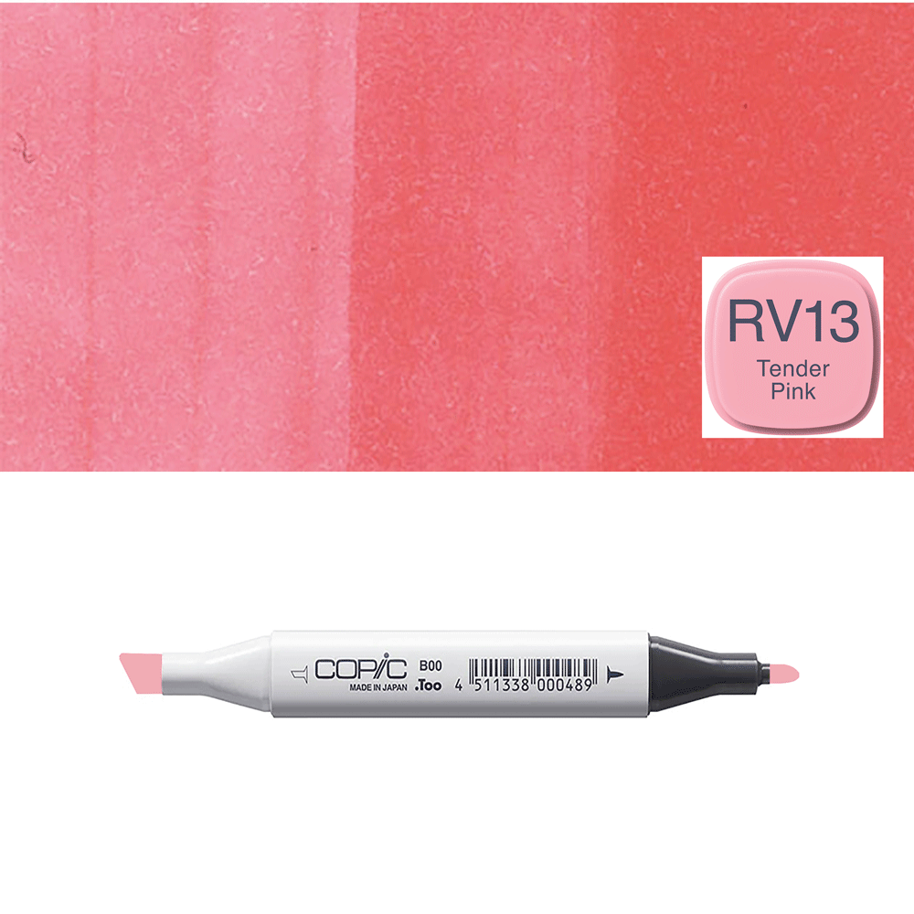 Алкохолен Маркер : Copic Classic : RV-13 : Tender Pink | Слънчоглед