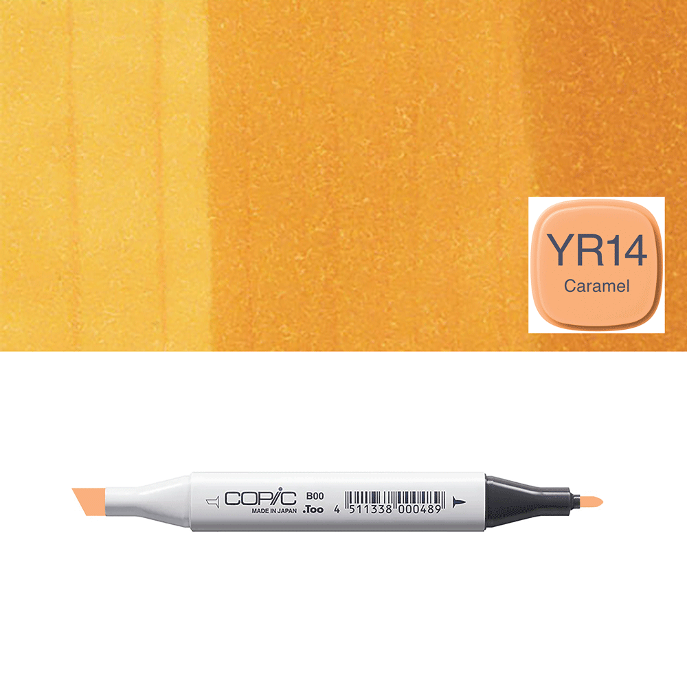Алкохолен Маркер : Copic Classic : YR-14 : Caramel | Слънчоглед