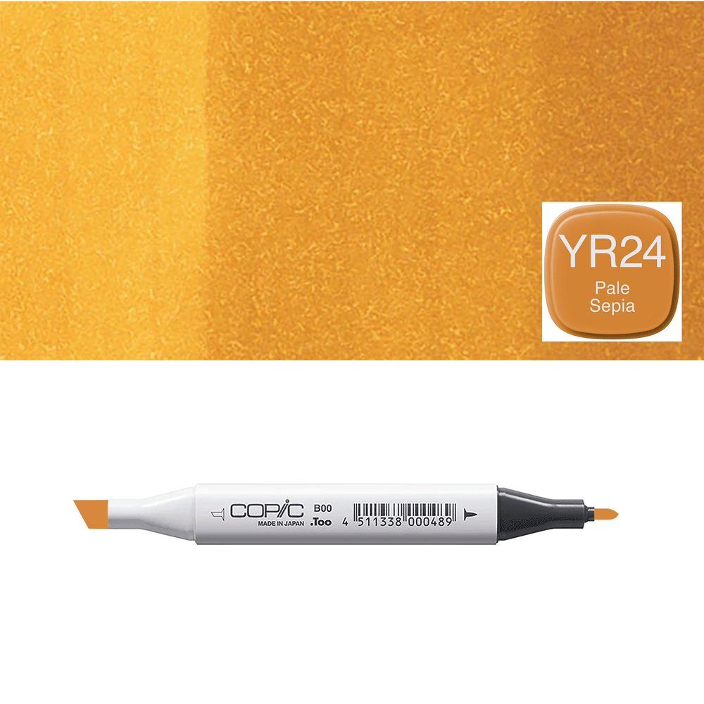 Алкохолен Маркер : Copic Classic : YR-24 : Pale Sepia | Слънчоглед